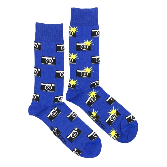 Kooky'S Kloset | Underwear & Socks | Mens Socks Camera Flash Fun Socks ...
